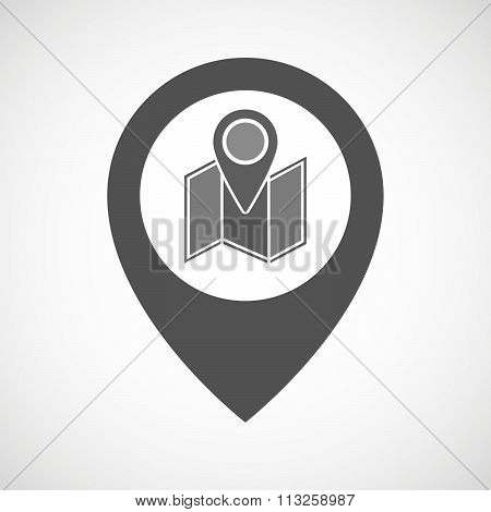 Isolated Map Marker Vector & Photo (Free Trial) | Bigstock