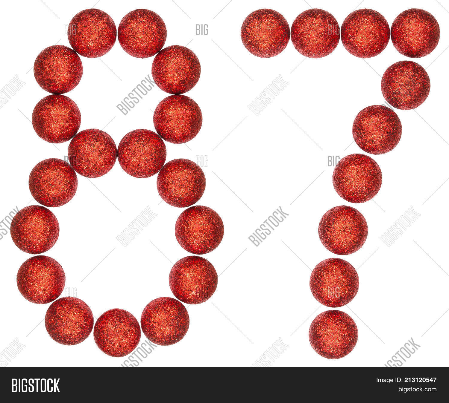 Numeral 87, Eighty Image & Photo (Free Trial) | Bigstock