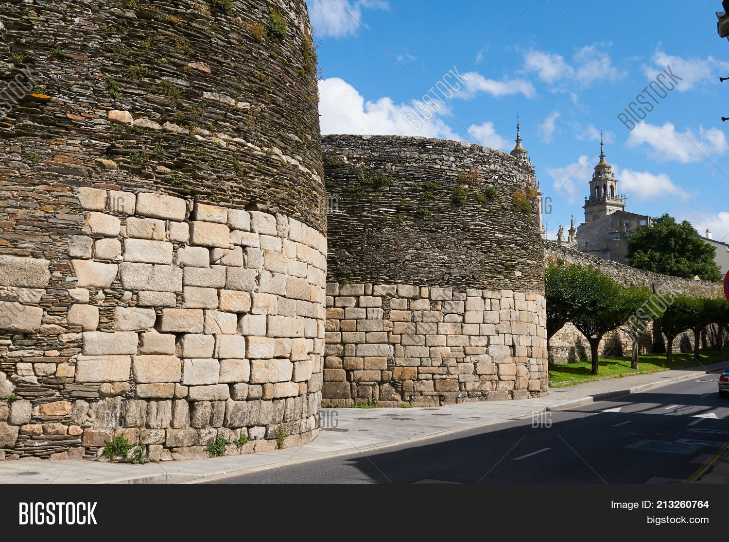 Roman Wall Towers Image & Photo (Free Trial) | Bigstock