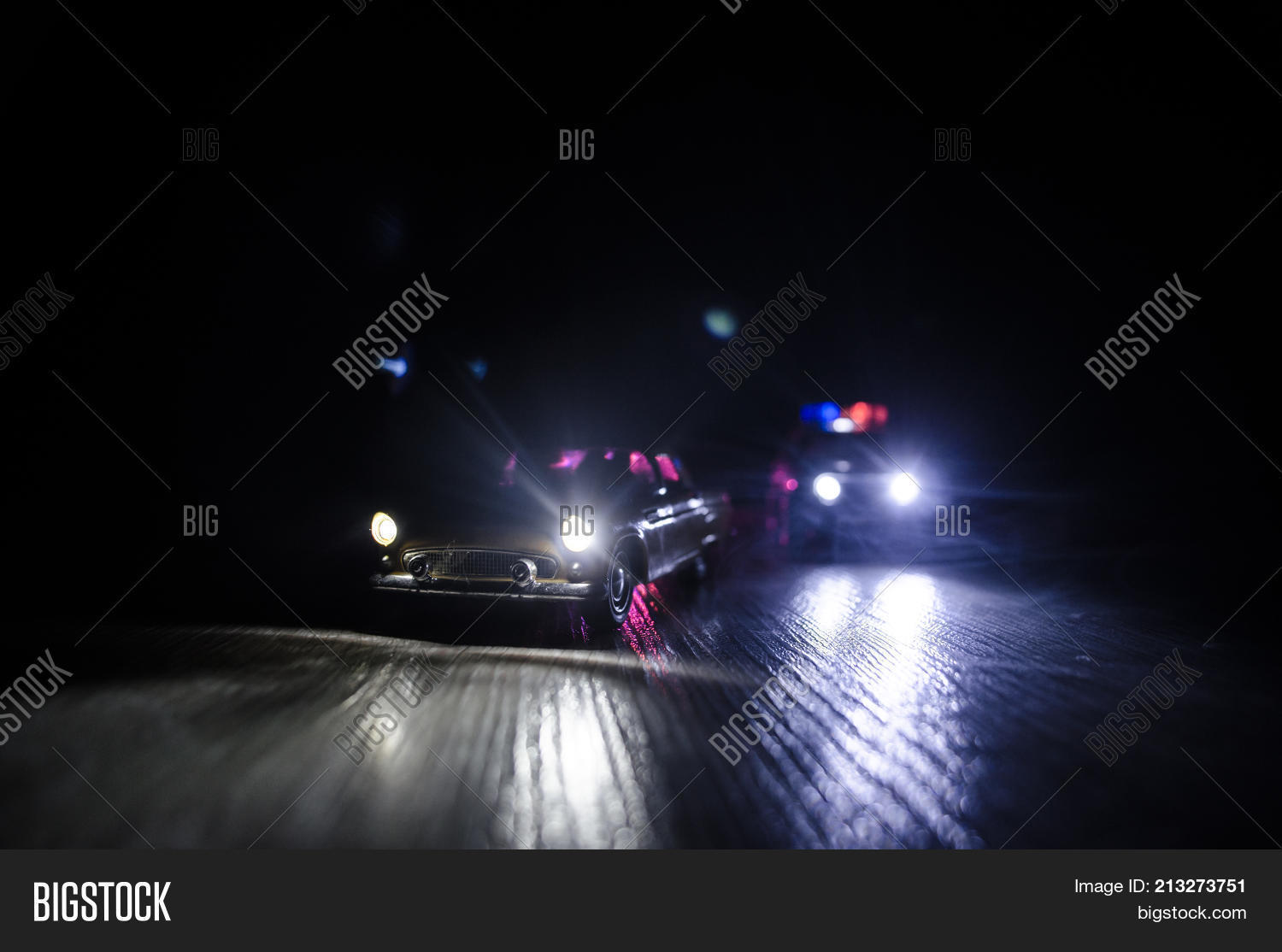 Police Car Chasing Car Image & Photo (Free Trial) | Bigstock