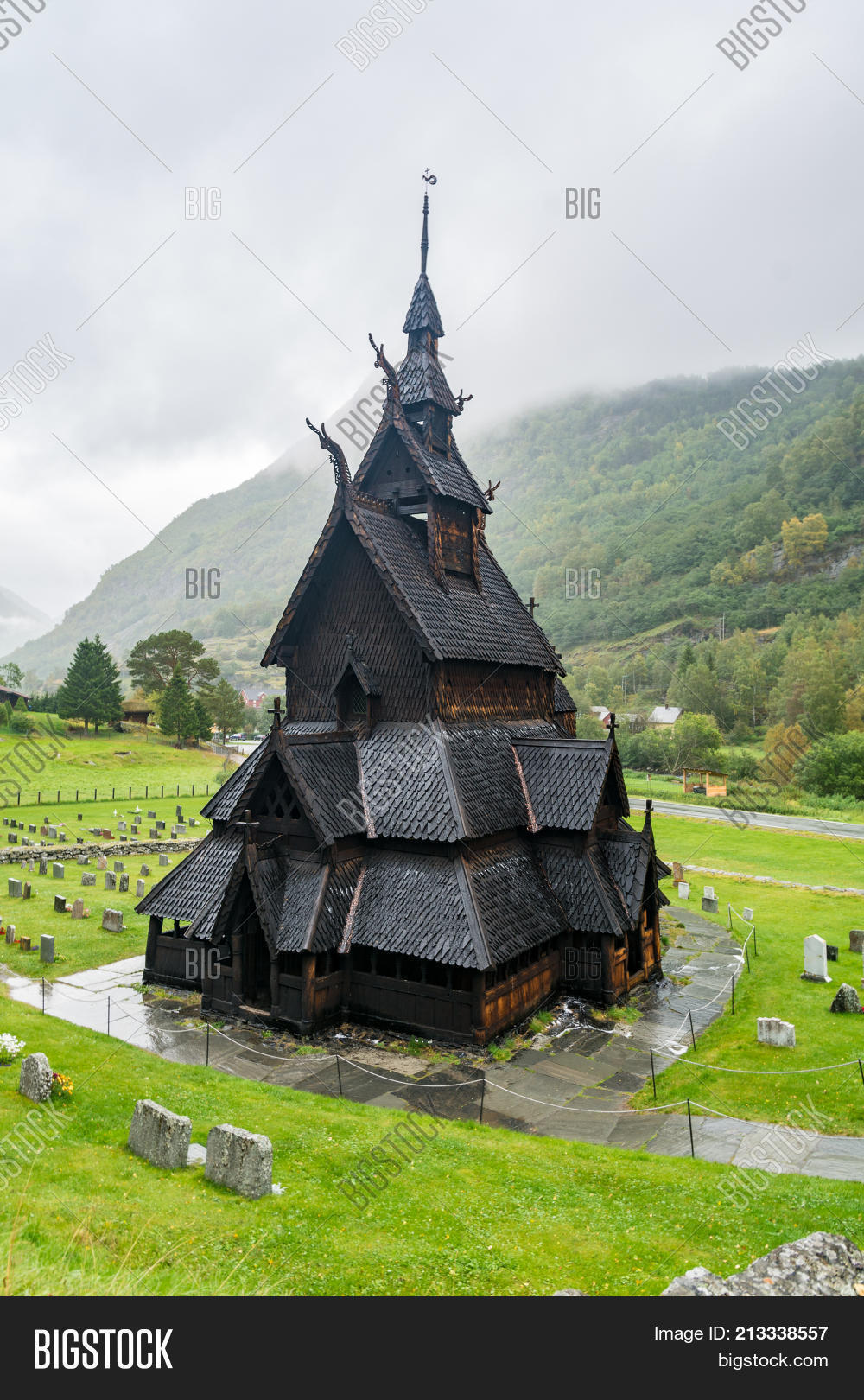 Borgund Stave Church ( Image & Photo (Free Trial) | Bigstock