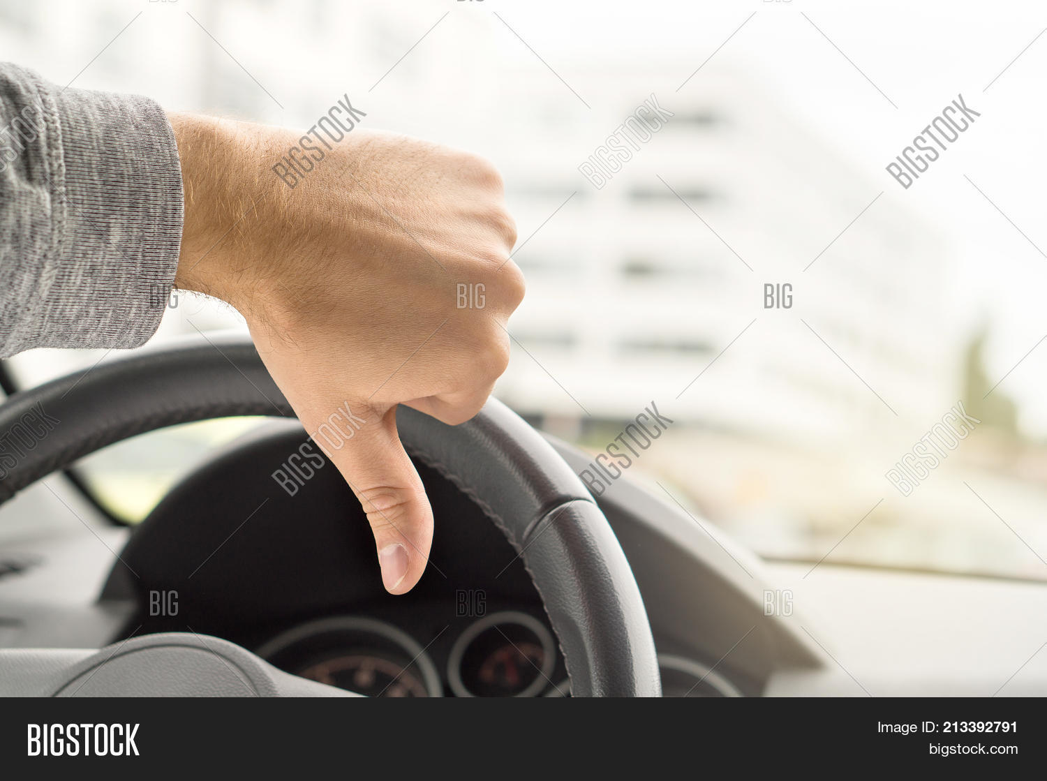 Sad Driver Showing Image & Photo (Free Trial) | Bigstock
