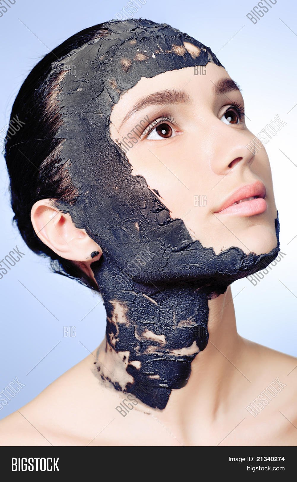 Portrait Woman Spa Mud Image & Photo (Free Trial) | Bigstock