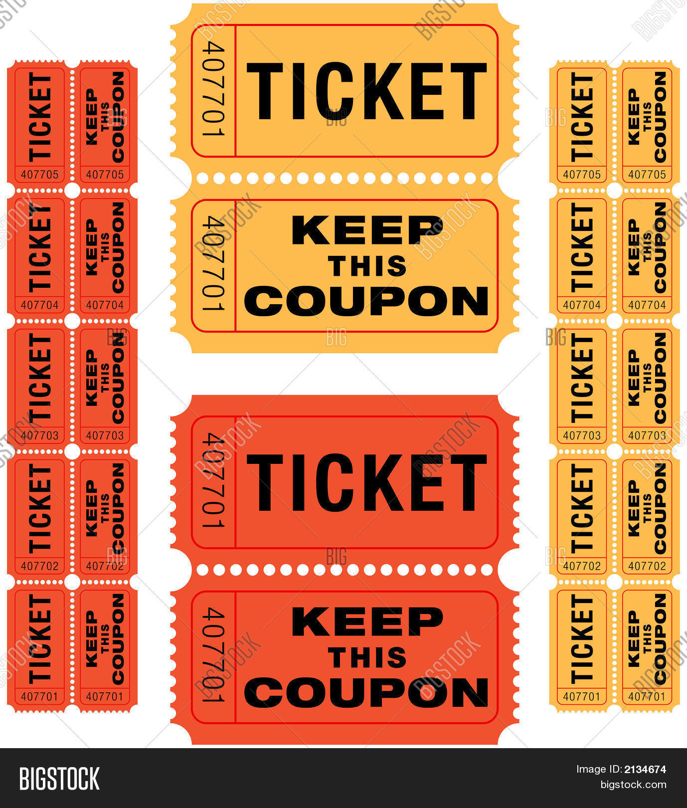 Raffle Tickets Image & Photo (Free Trial) | Bigstock