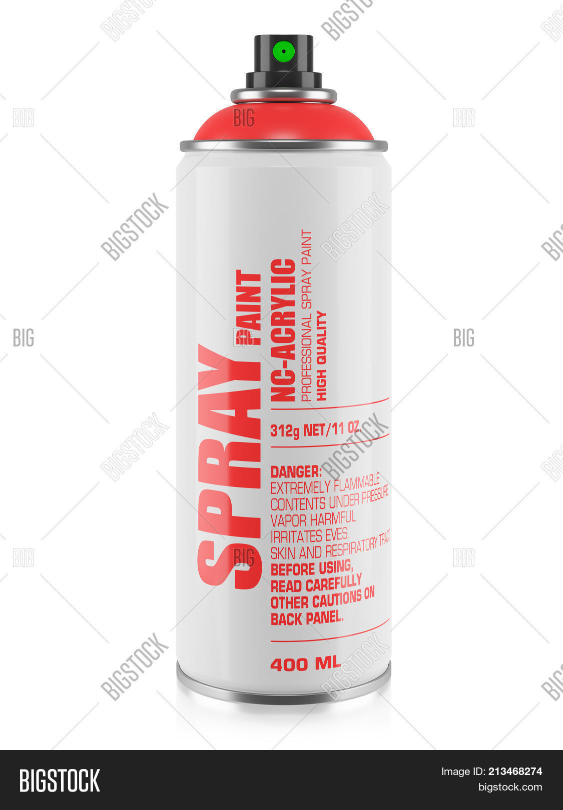 Aerosol Spray Can Red Image & Photo (Free Trial) | Bigstock