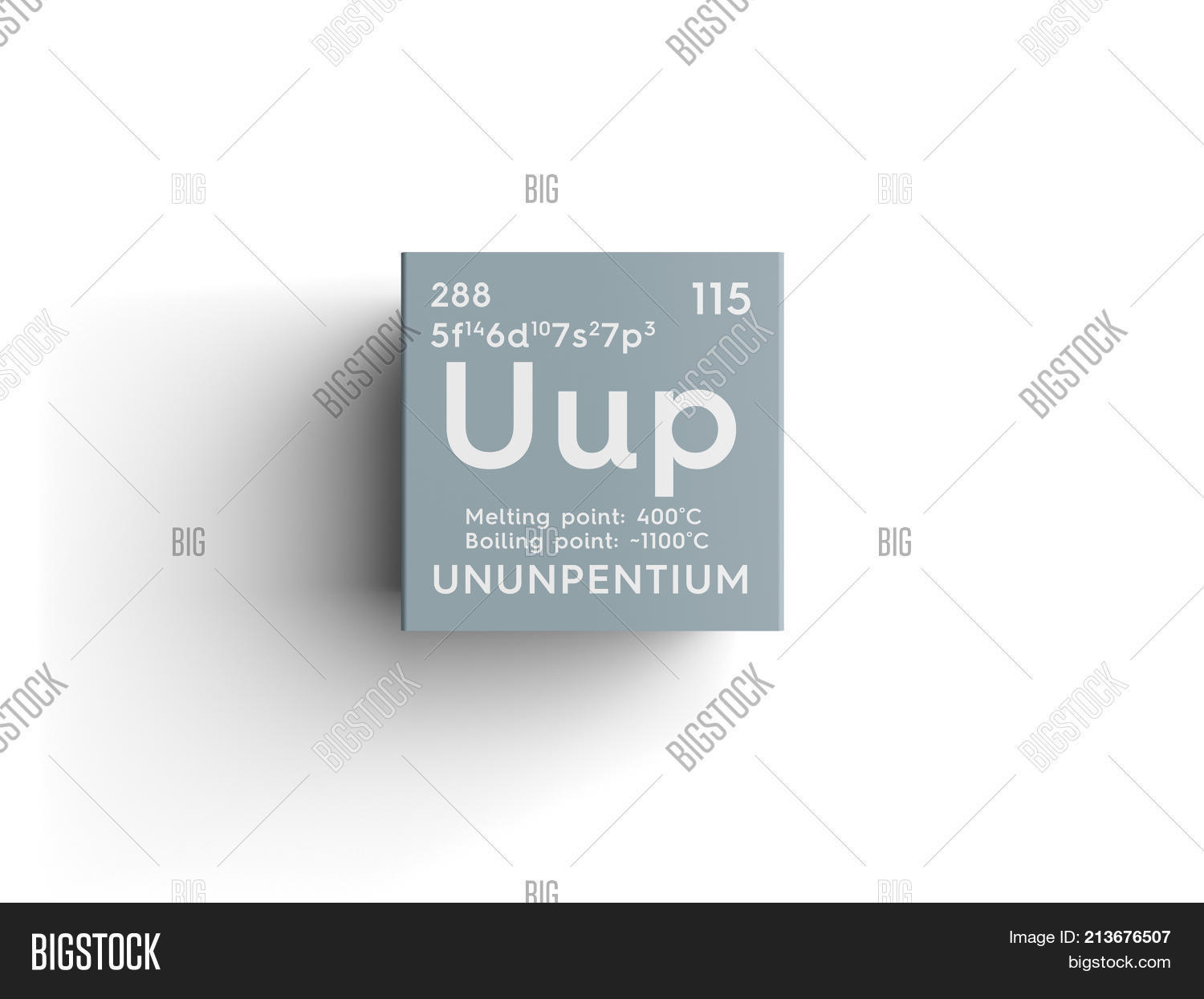 Ununpentium. Post- Image & Photo (Free Trial) | Bigstock