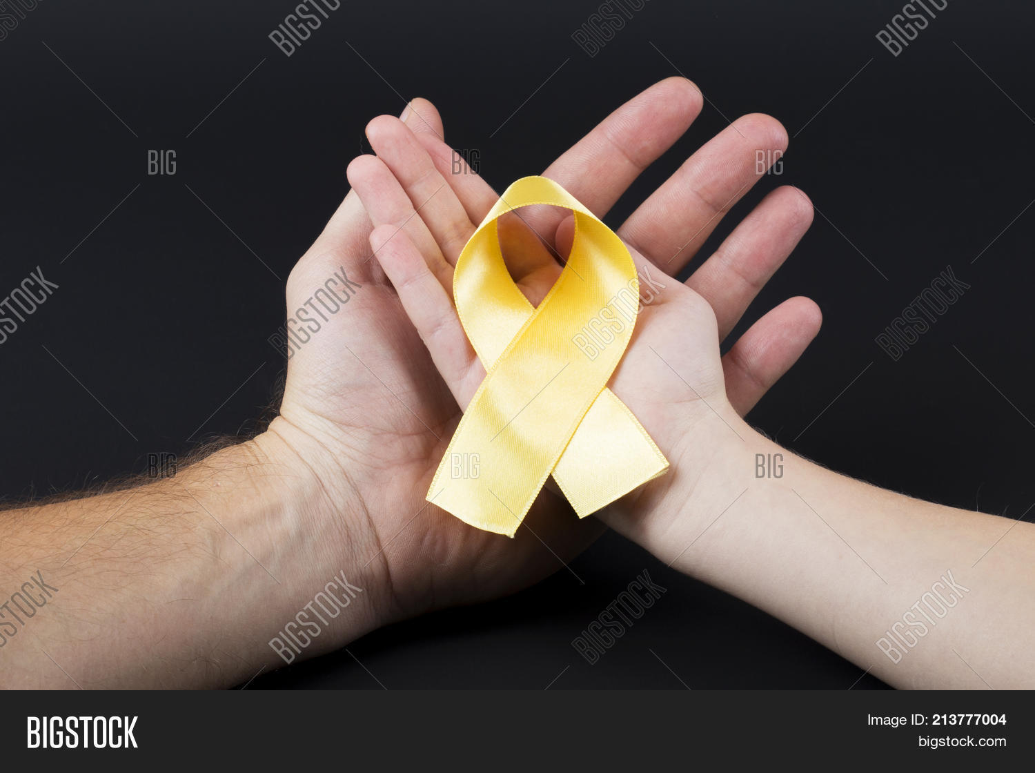 Yellow Ribbon Child's Image & Photo (Free Trial) | Bigstock