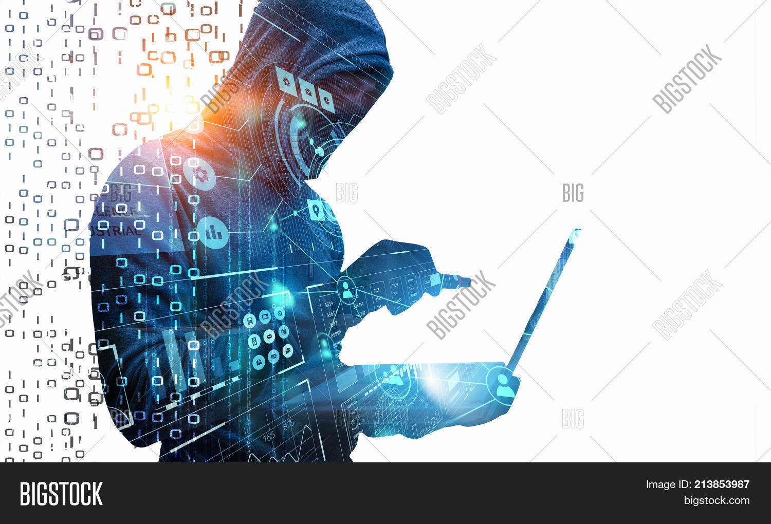Hacker Man Steal Image & Photo (Free Trial) | Bigstock