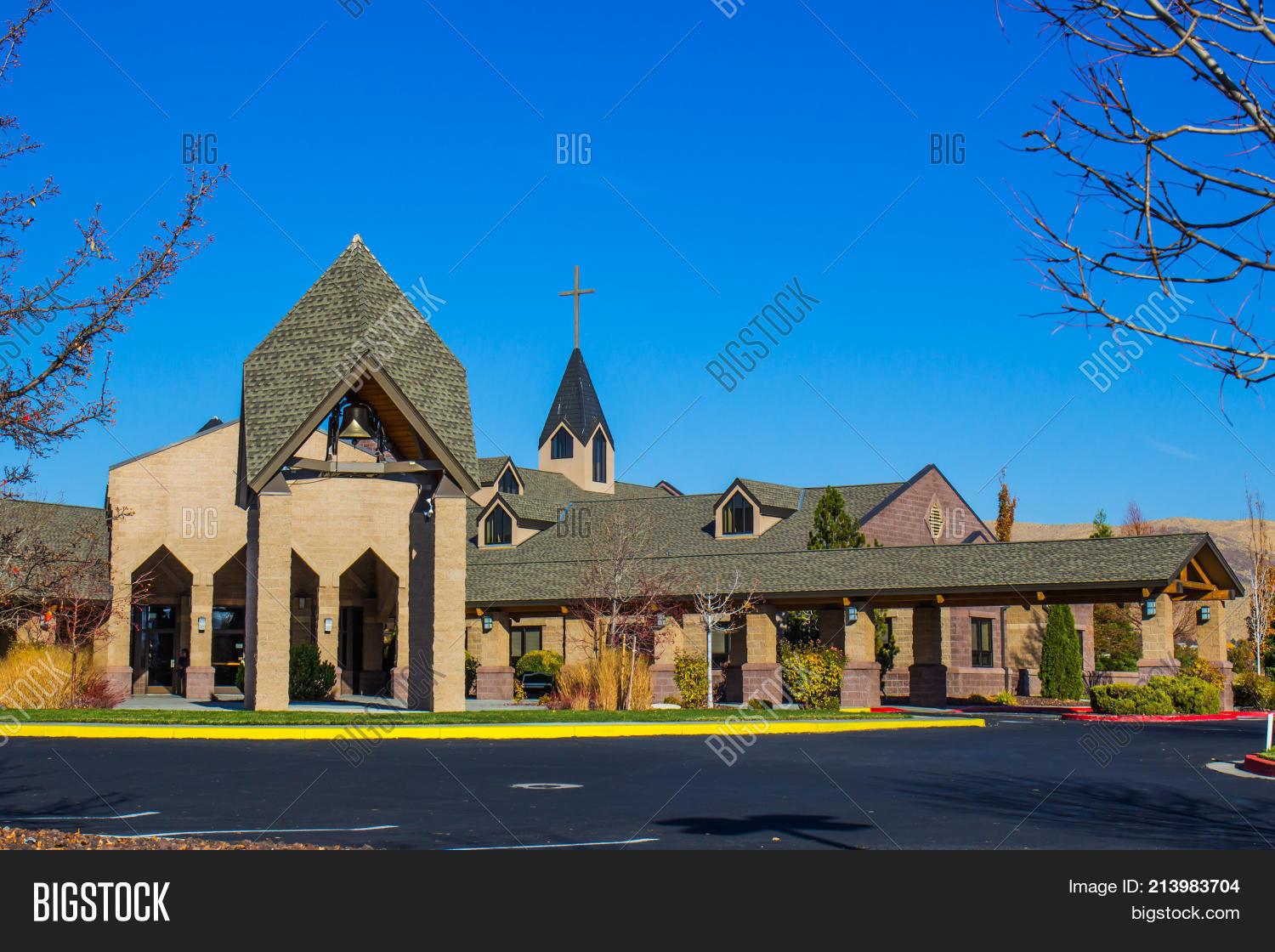 Modern Church Steeple Image & Photo (Free Trial) | Bigstock