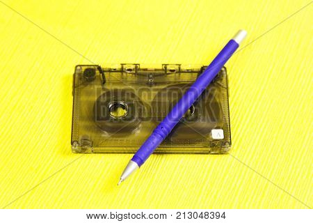 Audio Cassette Pencil Image & Photo (Free Trial) | Bigstock
