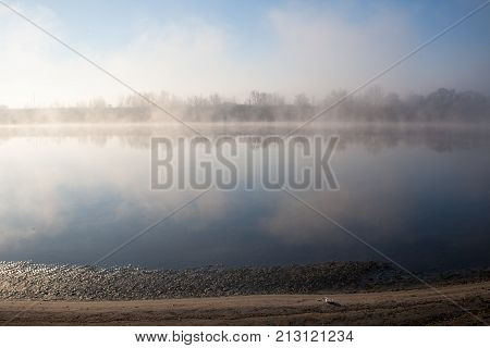 Morning On River Early Image & Photo (Free Trial) | Bigstock