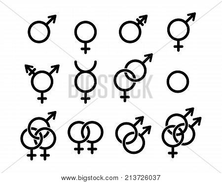 Set Human Gender Vector & Photo (Free Trial) | Bigstock