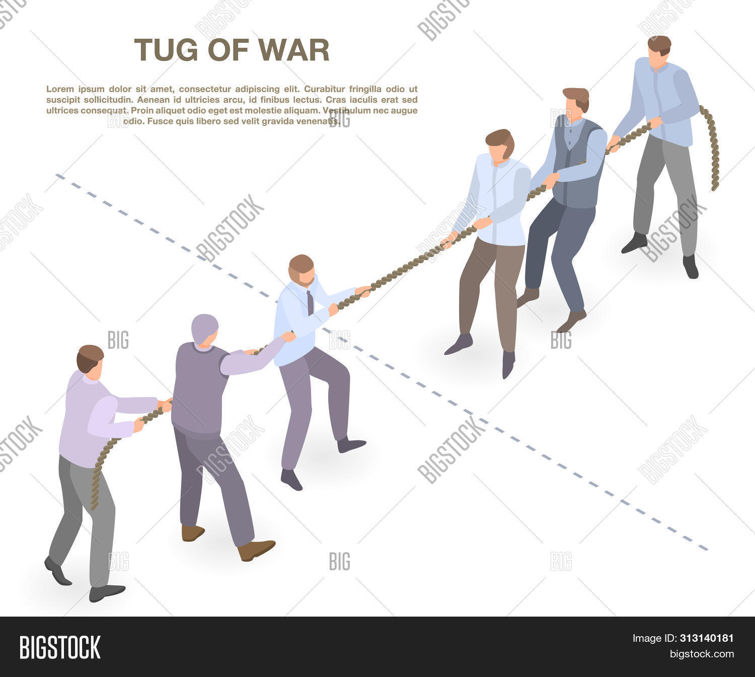 Tug War Concept Banner Image & Photo (Free Trial) | Bigstock