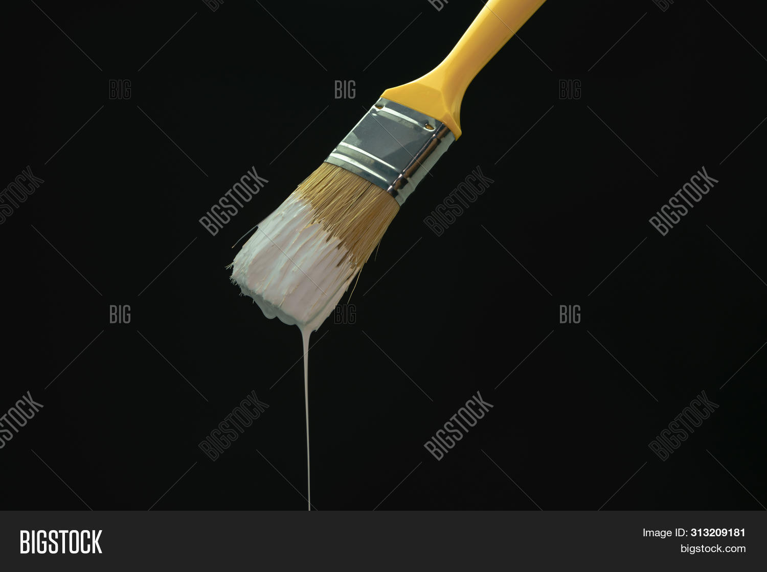 Dripping Paint Brush