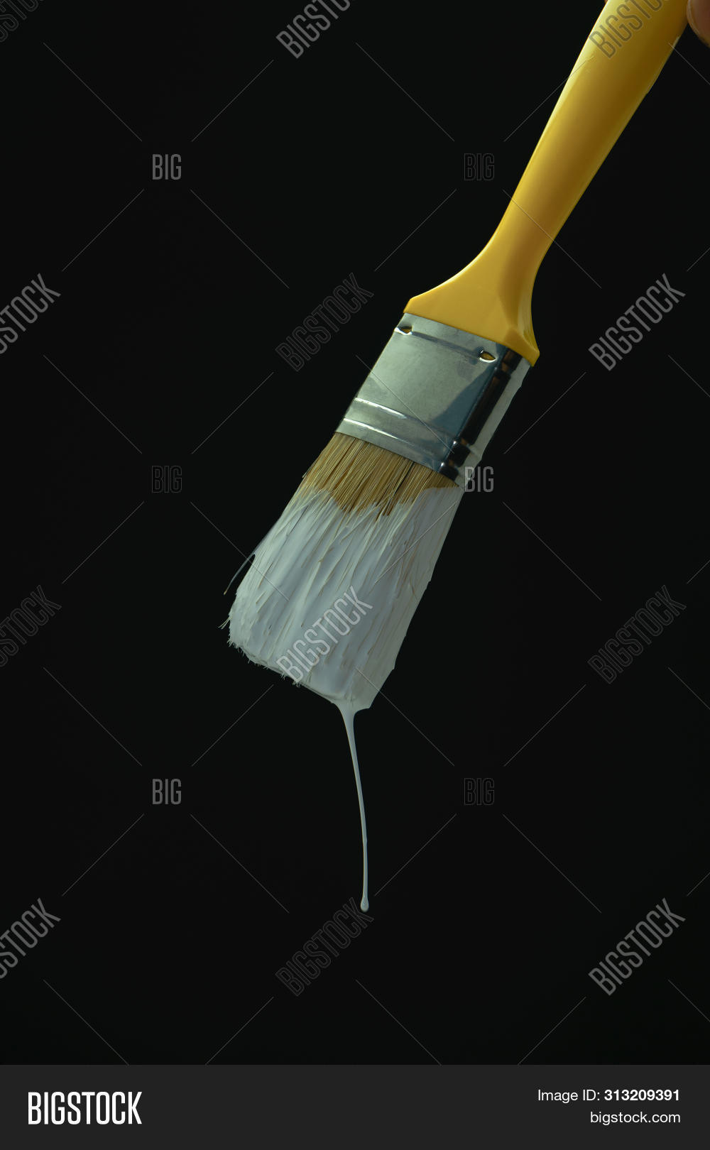 Dripping Paint Brush