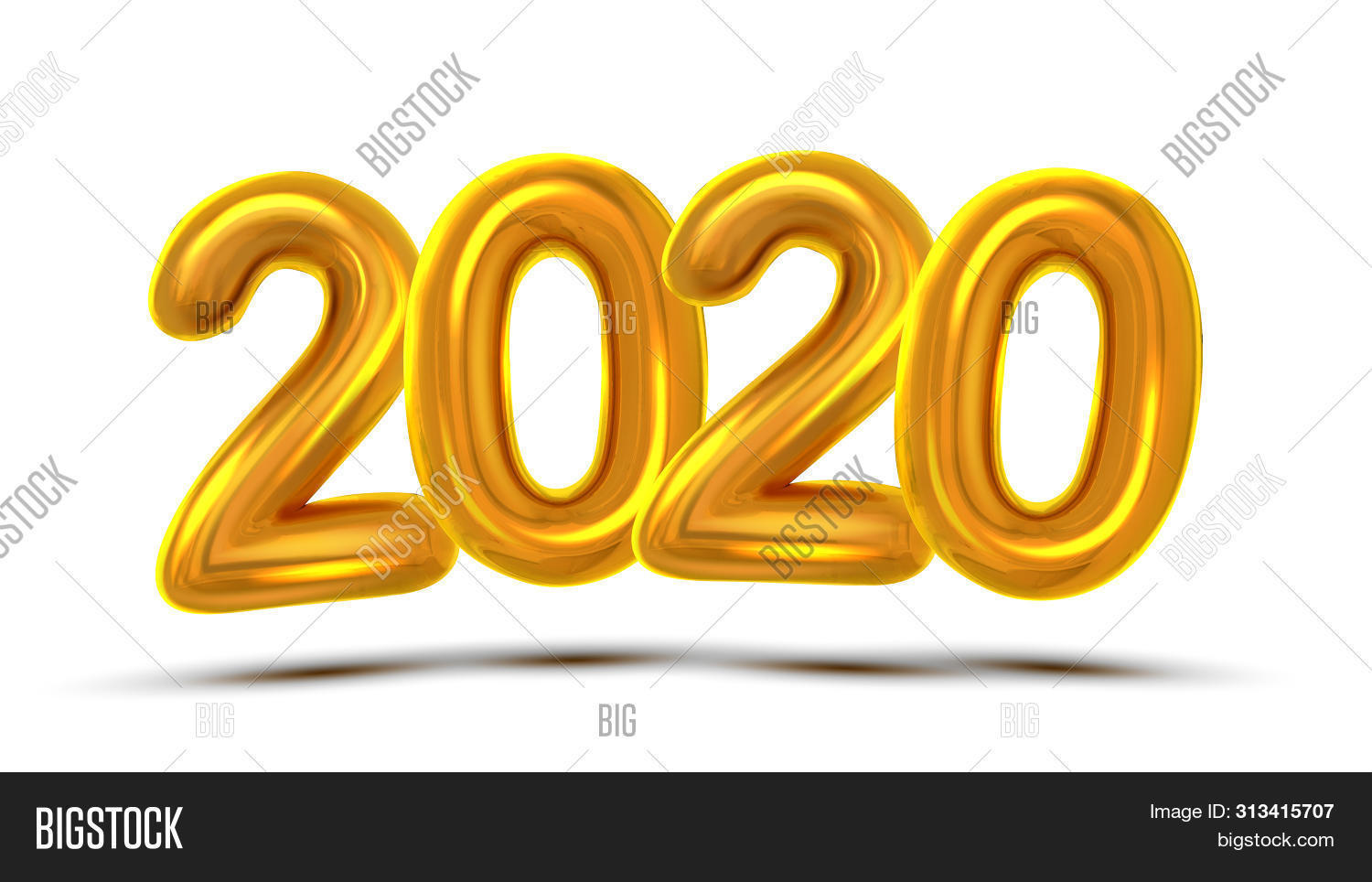 2020 Number New Year Image & Photo (Free Trial) | Bigstock