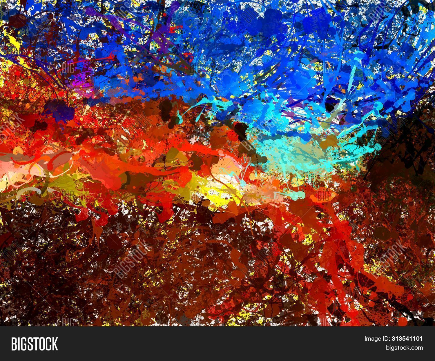 Drip Abstract Painting Image & Photo (Free Trial) | Bigstock