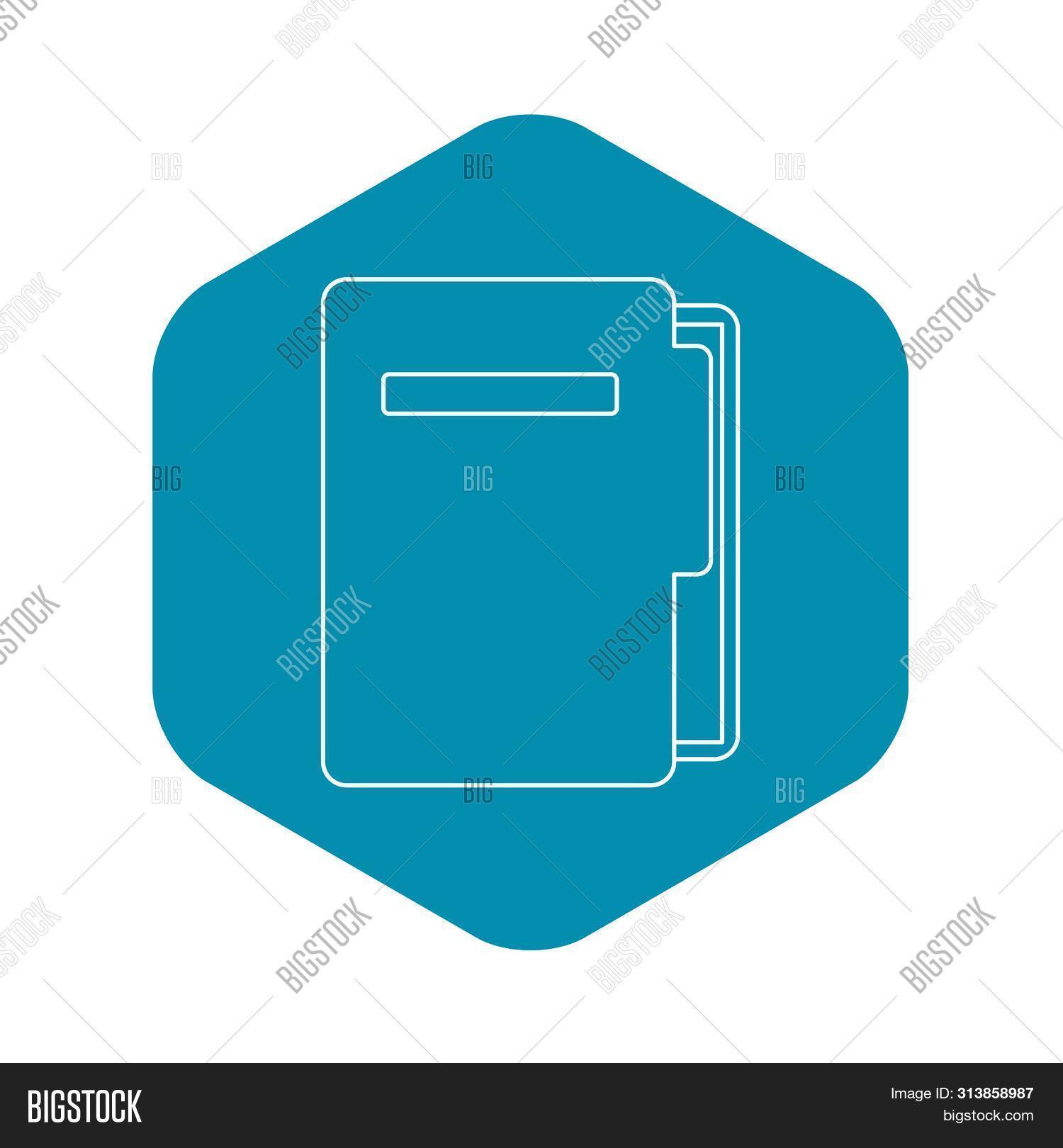 Document Folder Icon. Image & Photo (Free Trial) | Bigstock