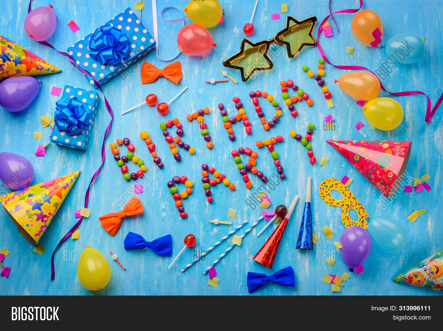 Birthday Party Sign Image & Photo (Free Trial) | Bigstock