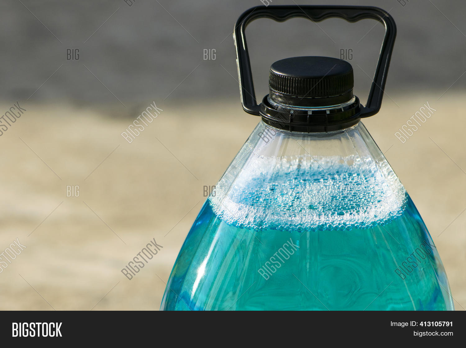 Blue Liquid Bottle Car Image & Photo (Free Trial) | Bigstock