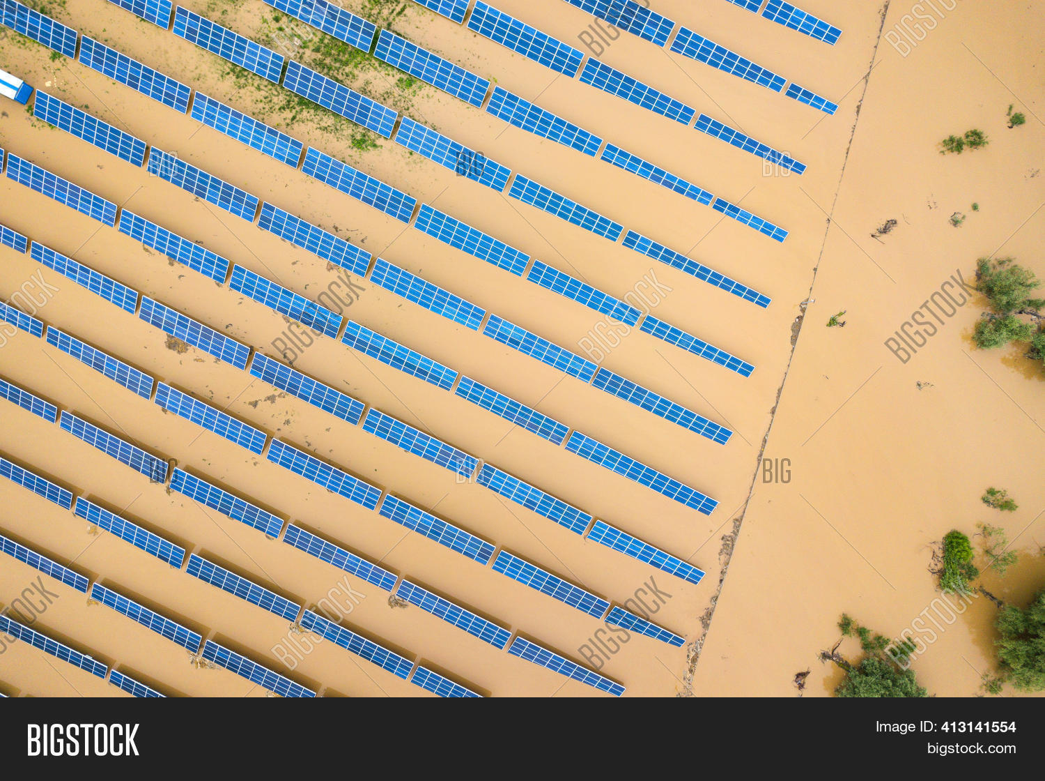 Aerial View Flooded Image & Photo (Free Trial) | Bigstock