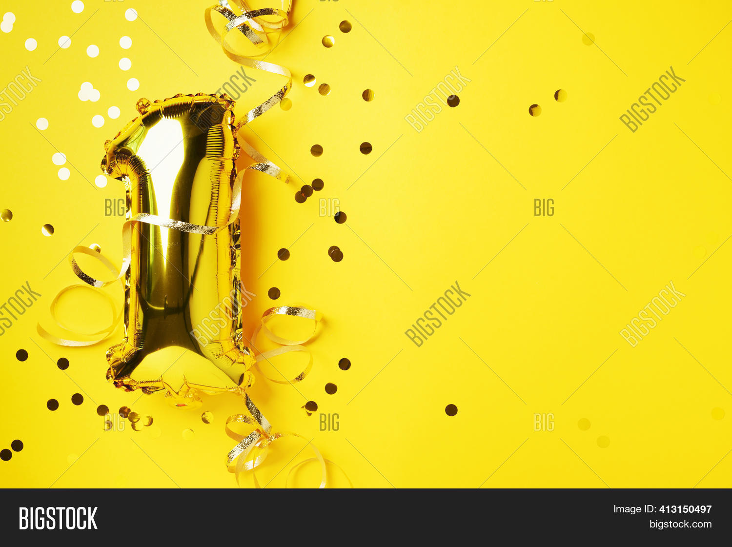 Gold Foil Balloon Image & Photo (Free Trial) | Bigstock