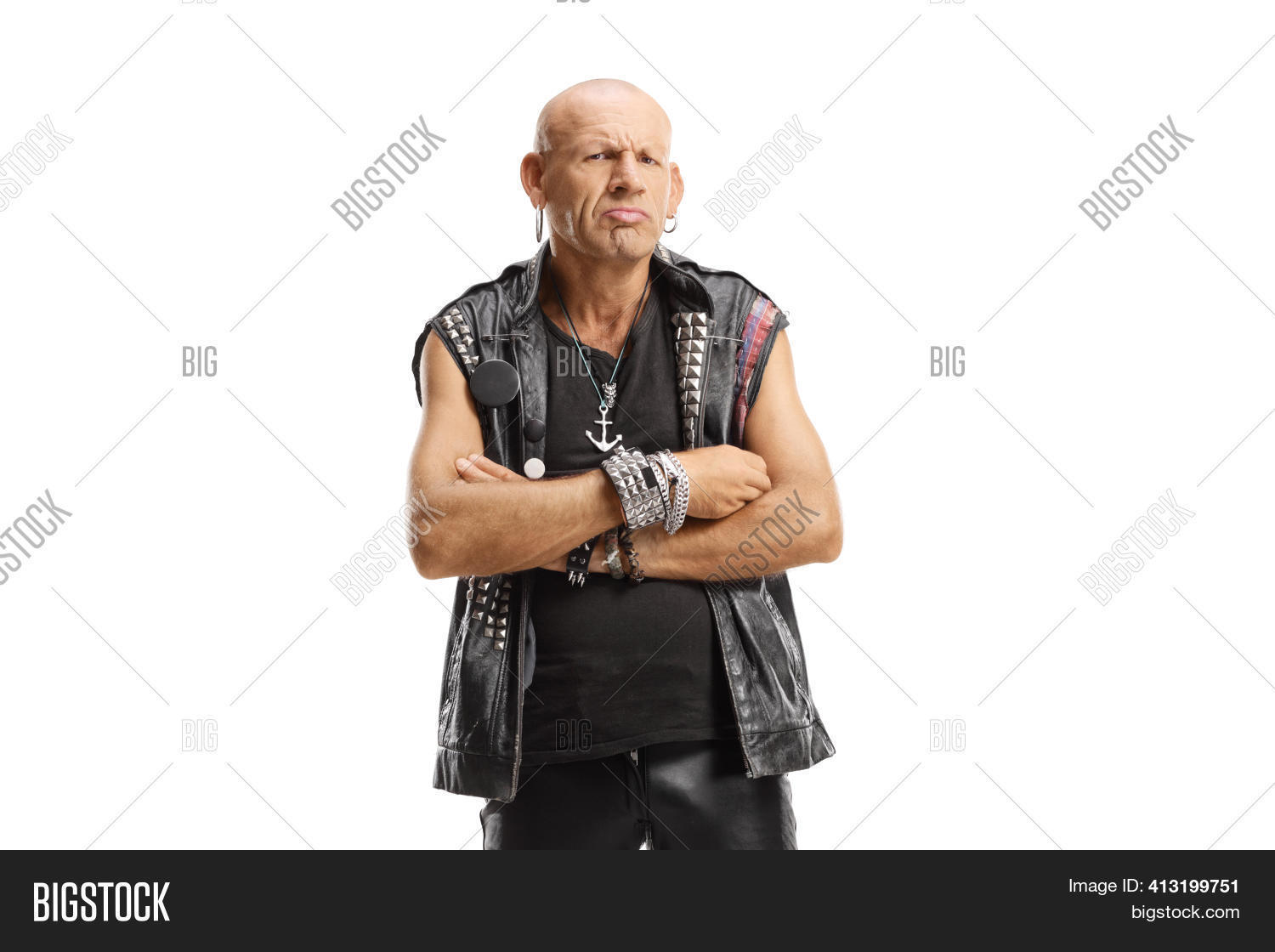 Bald Punk Standing Image & Photo (Free Trial) | Bigstock