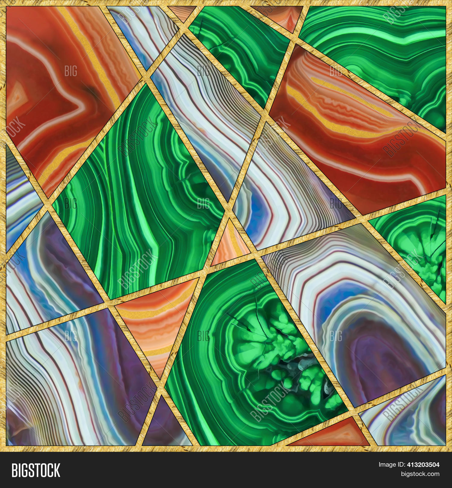 Modern Mosaic, Inlay. Image & Photo (Free Trial) | Bigstock