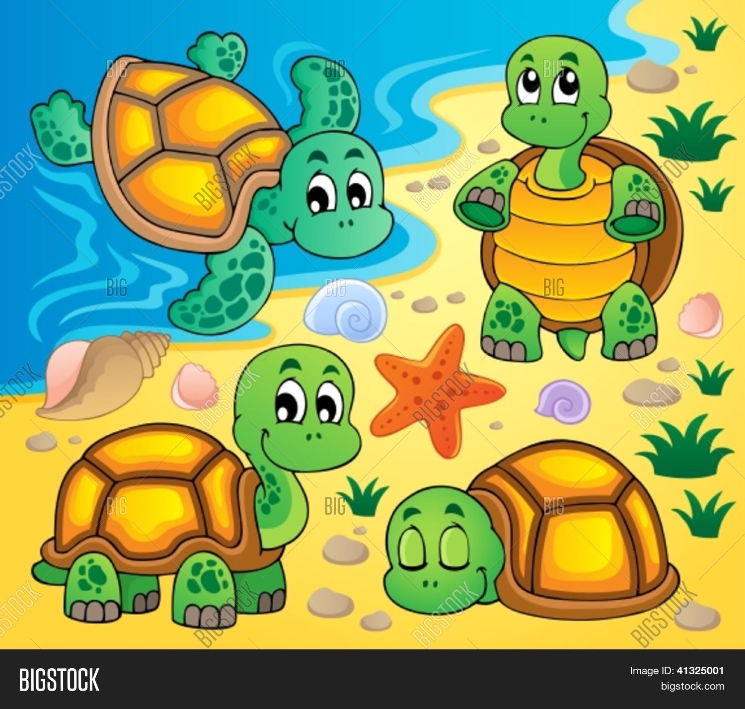 Image Turtle Theme 2 Vector & Photo (Free Trial) | Bigstock