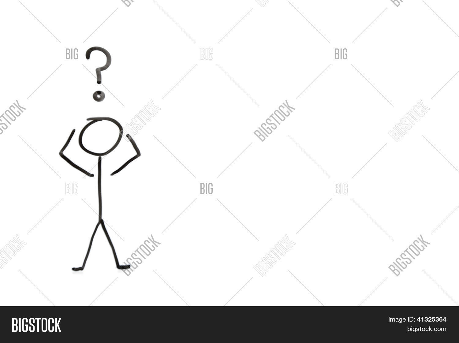Stick Figure Question Image & Photo (Free Trial) | Bigstock
