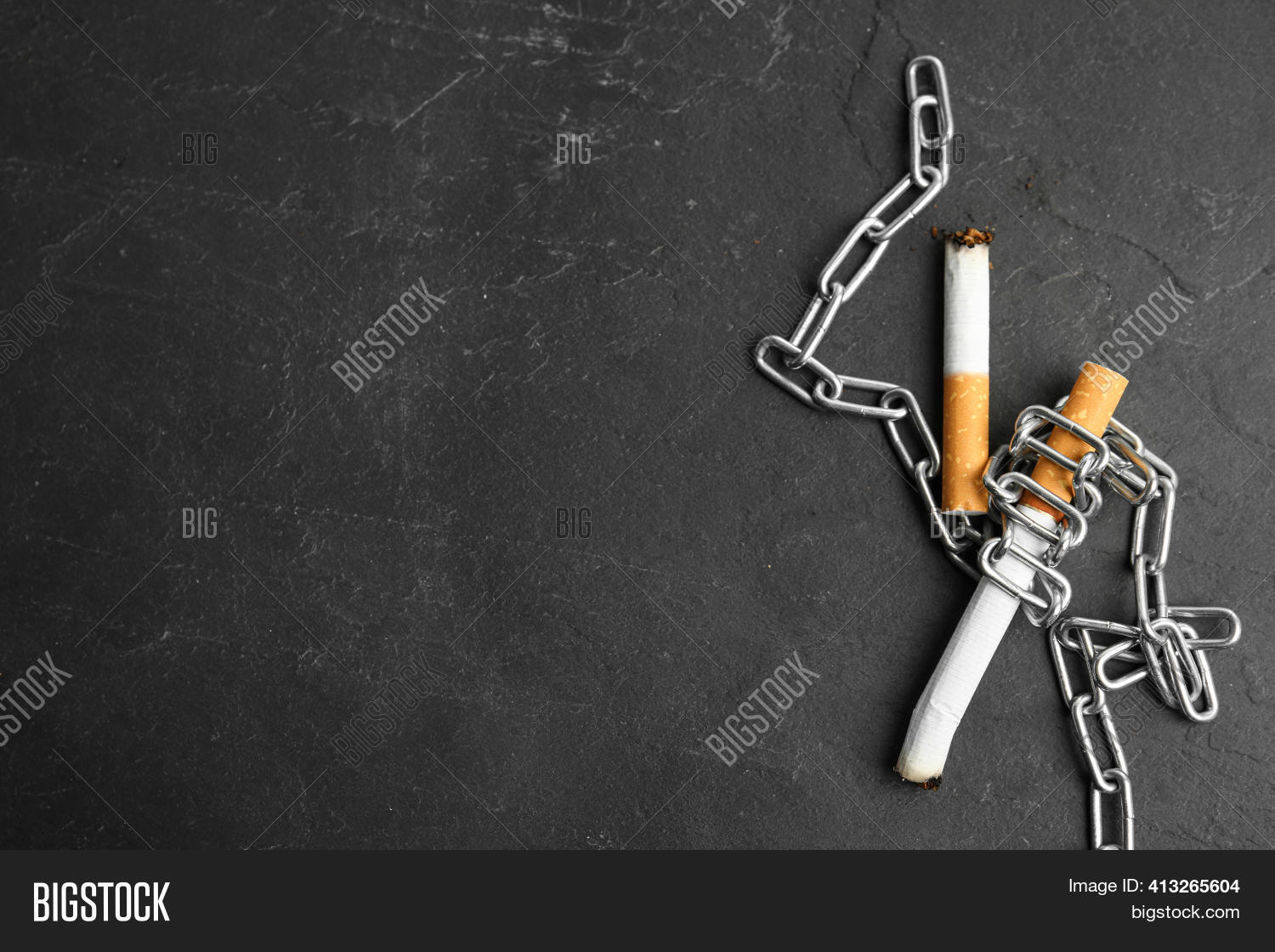 Cigarette Stubs Chain Image & Photo (Free Trial) | Bigstock