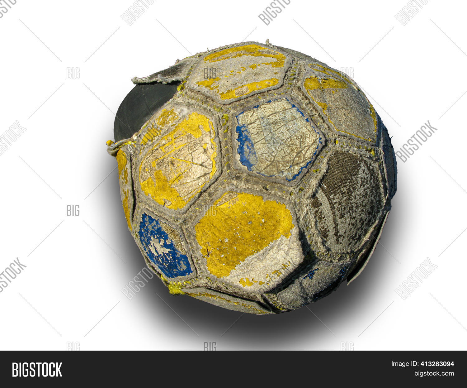 Soccer Ball Very Old Image & Photo (Free Trial) | Bigstock