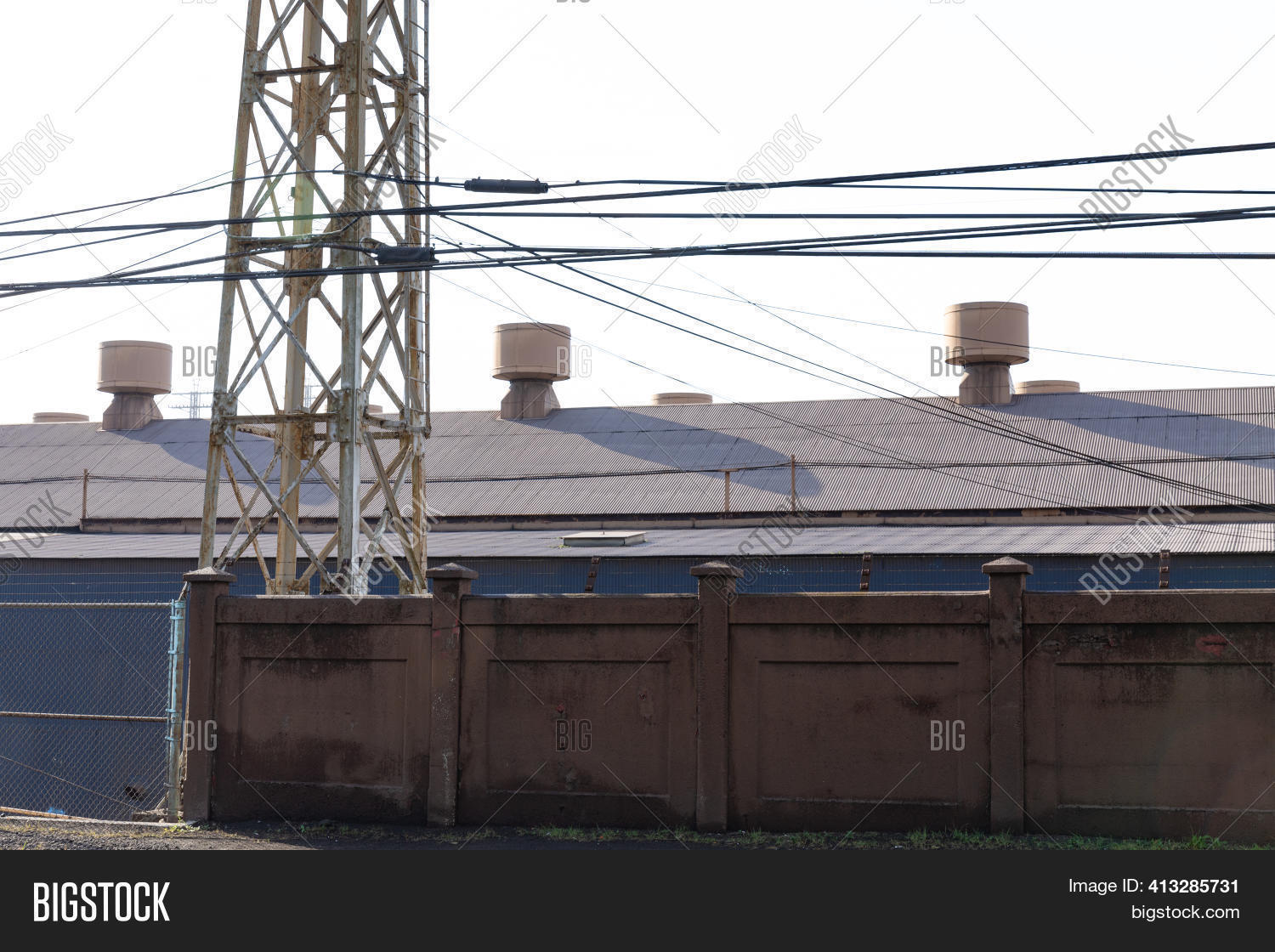 Base Metal Power Line Image & Photo (Free Trial) | Bigstock