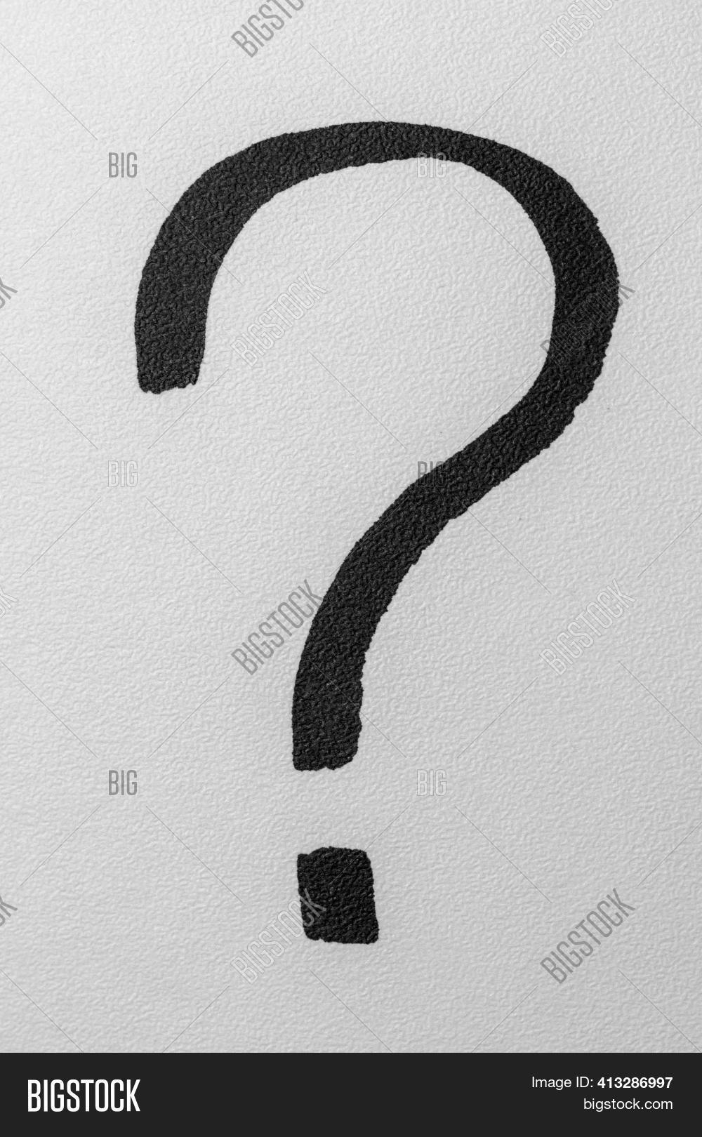 Large Black Question Image & Photo (Free Trial) | Bigstock
