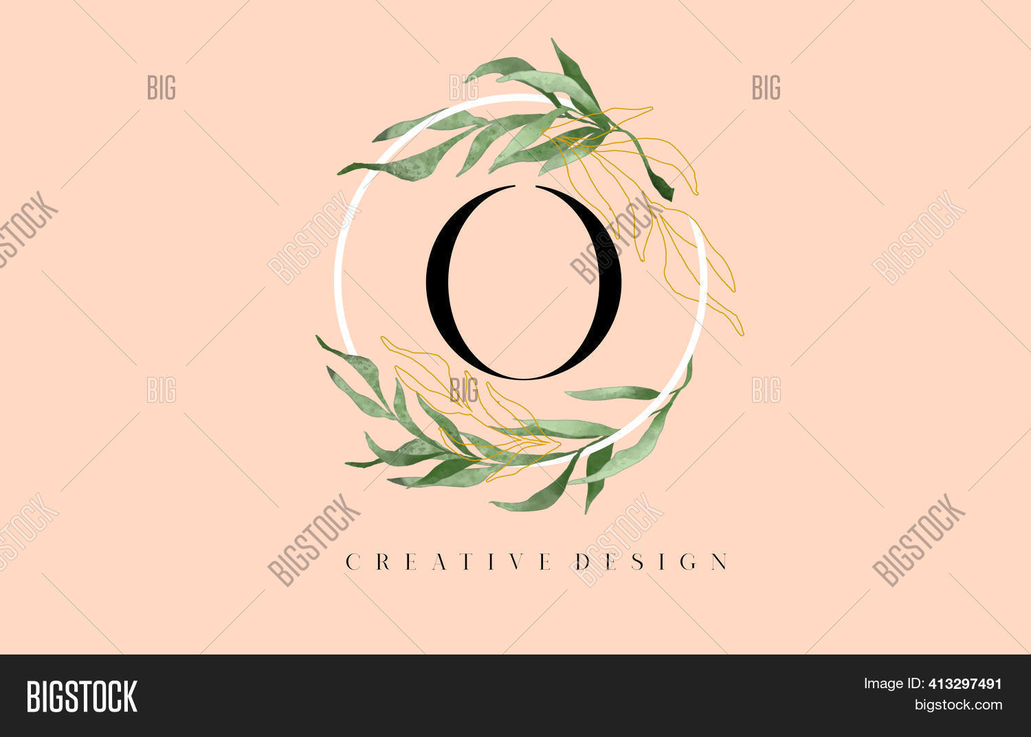 Elegant Letter O Logo Vector & Photo (Free Trial) | Bigstock