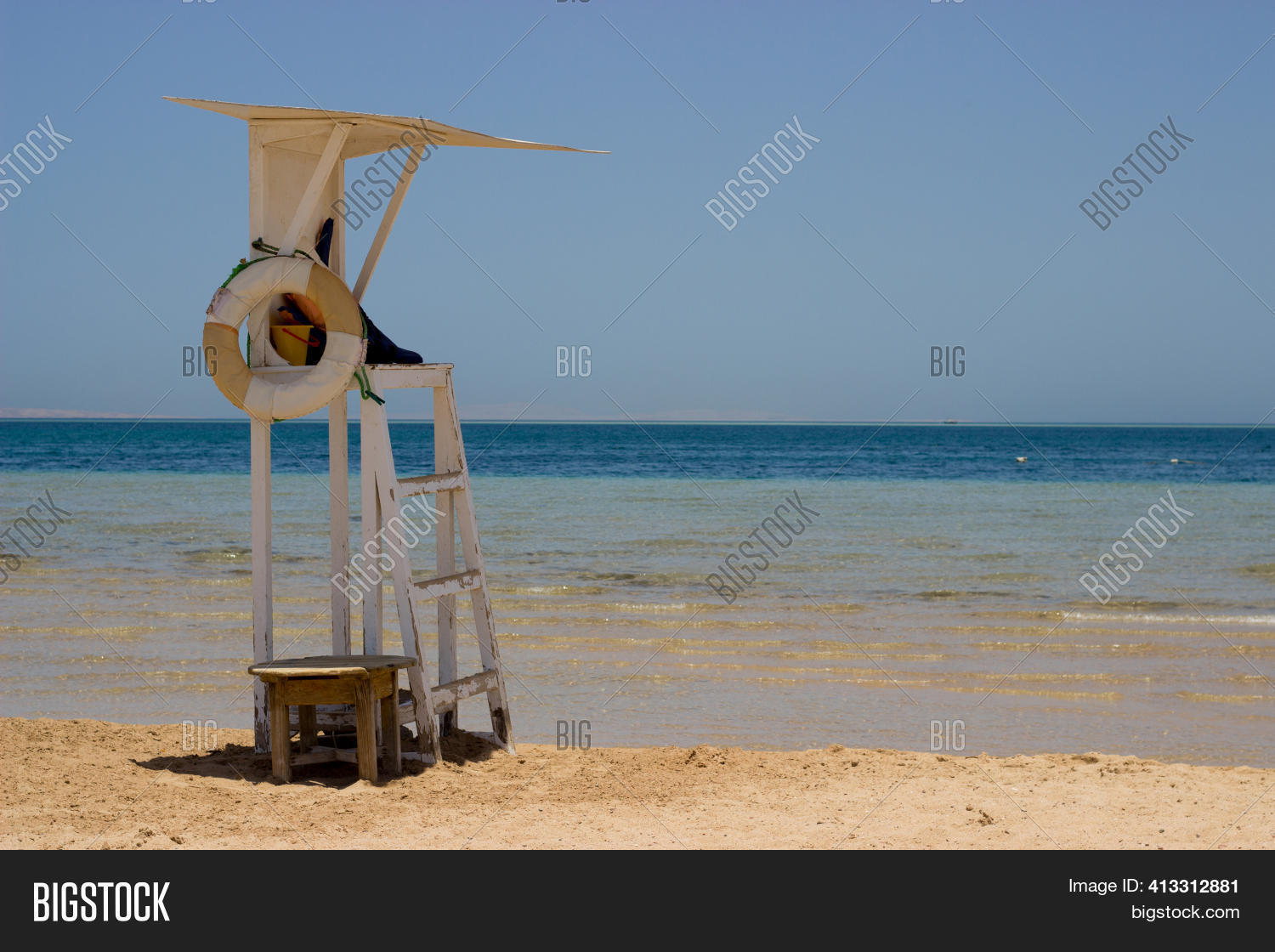 Baywatch Chair Wooden Image & Photo (Free Trial) | Bigstock