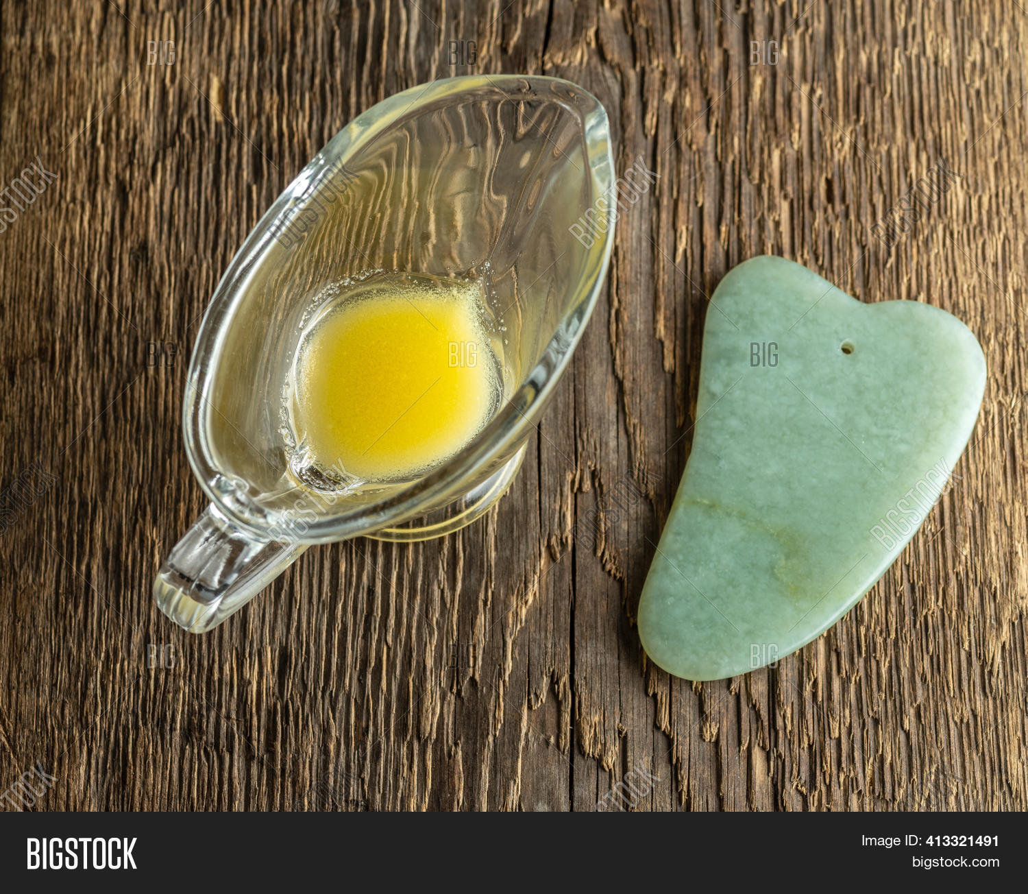 Jade Scraper Gua Cha Image & Photo (Free Trial) | Bigstock