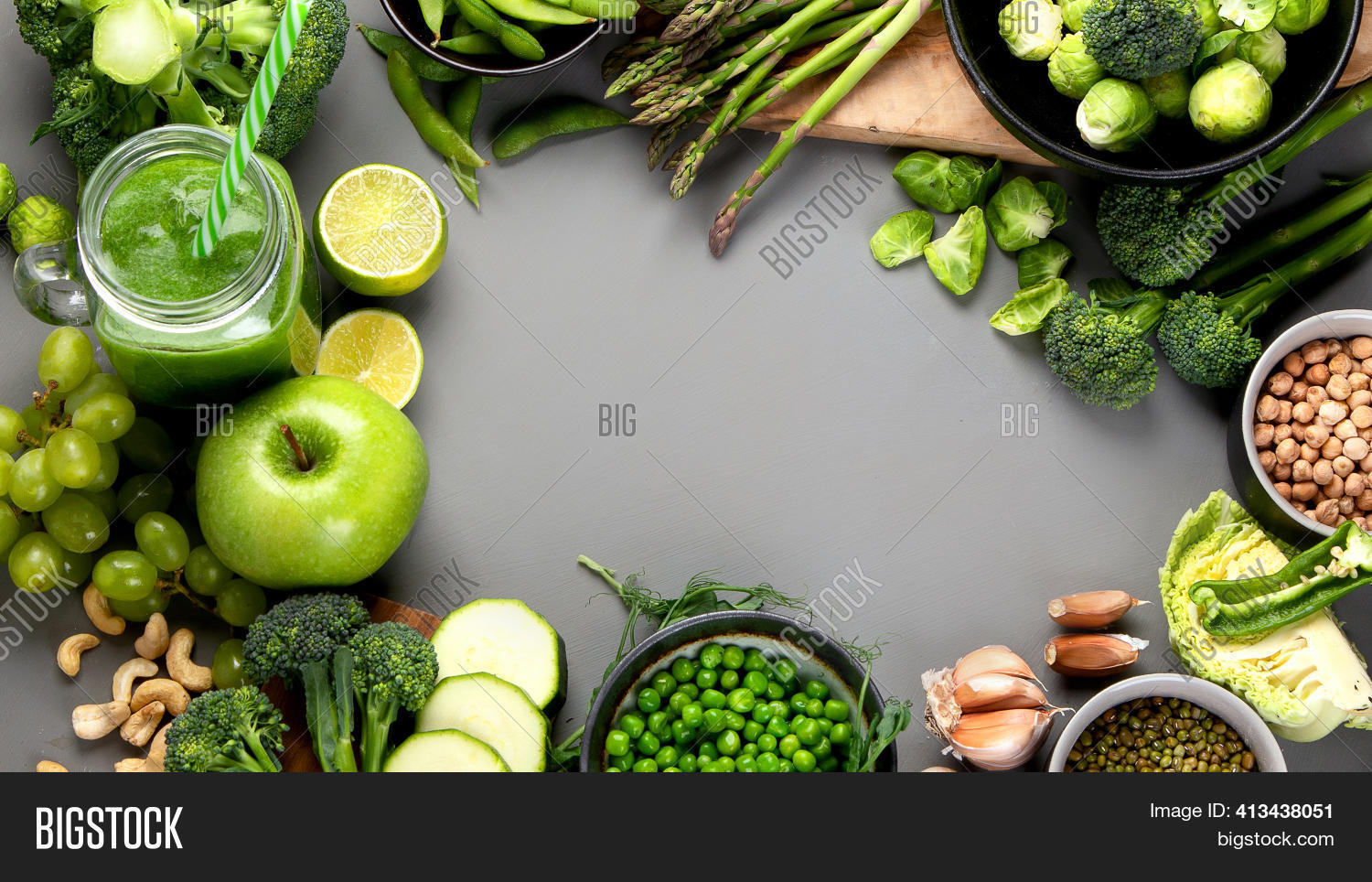 Set Various Green Raw Image & Photo (Free Trial) | Bigstock