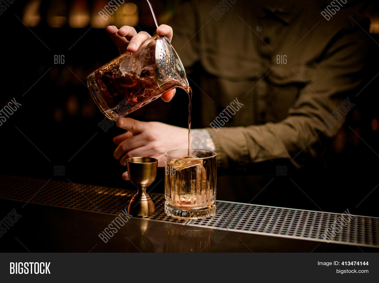 Bartender S Hand Holds Image & Photo (Free Trial) | Bigstock