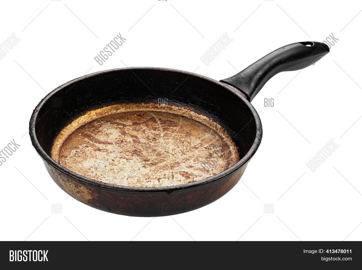 Dirty Old Frying Pan Image & Photo (Free Trial) | Bigstock