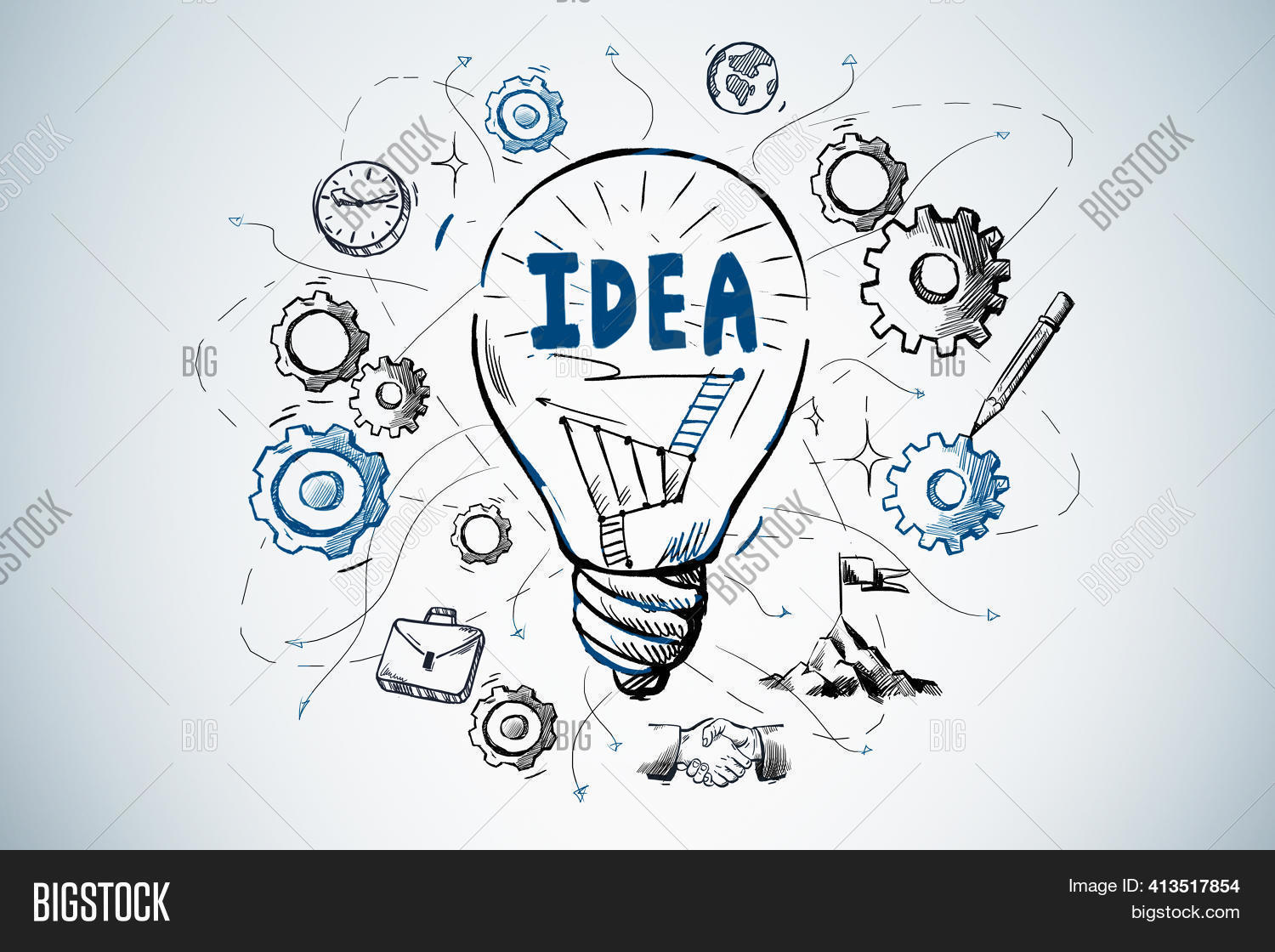 Drawing Bulb Idea Image & Photo (Free Trial) | Bigstock