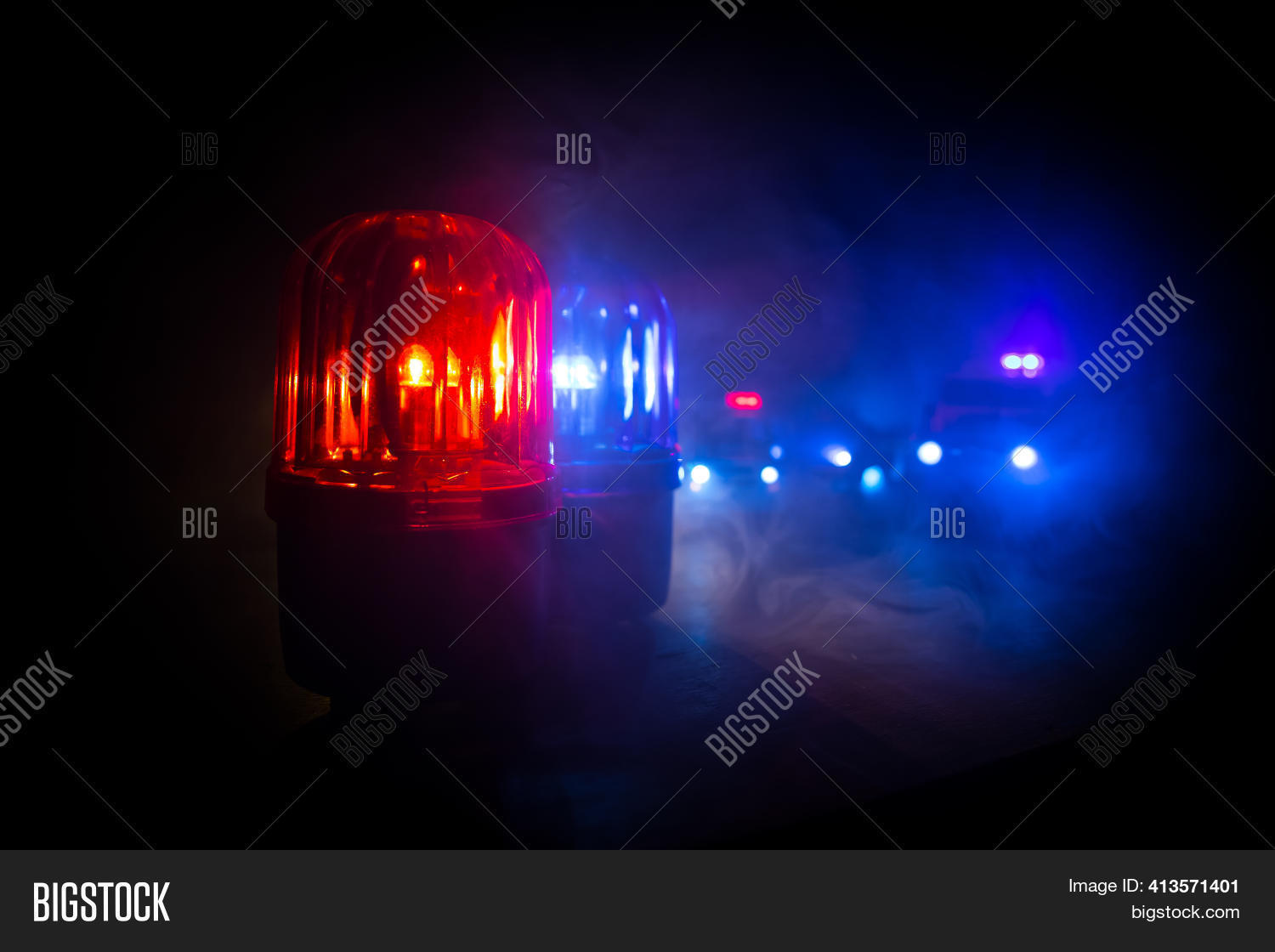 Police Car Blue Red Image & Photo (Free Trial) | Bigstock