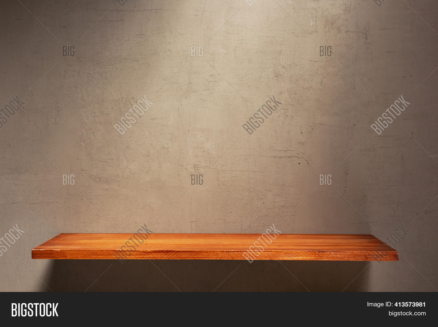 Wooden Shelf Wall Image & Photo (Free Trial) | Bigstock