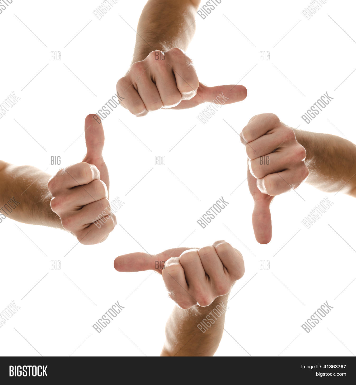 Hands Circle Thumbs Image & Photo (Free Trial) | Bigstock