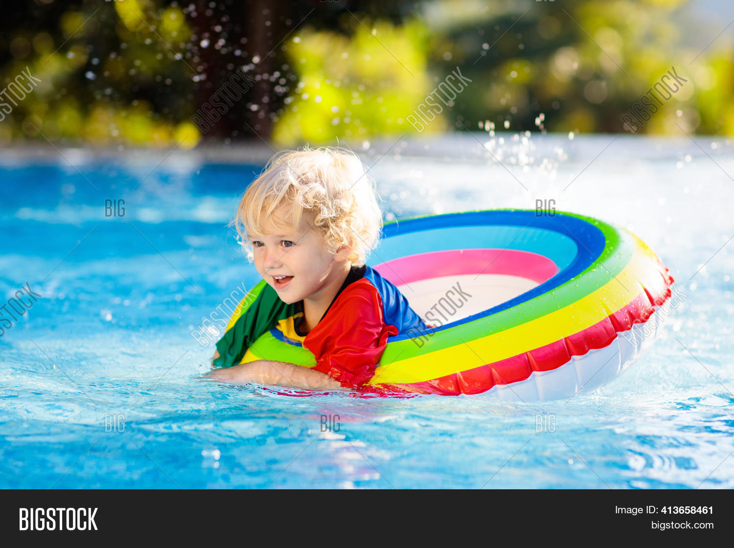 Child Swimming Pool Image & Photo (Free Trial) | Bigstock