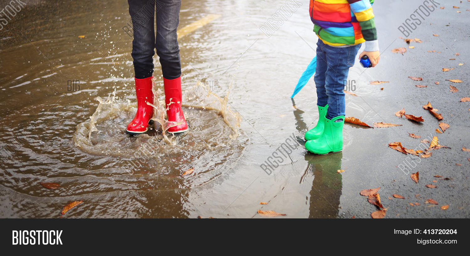 Child Walking Wellies Image & Photo (Free Trial) | Bigstock