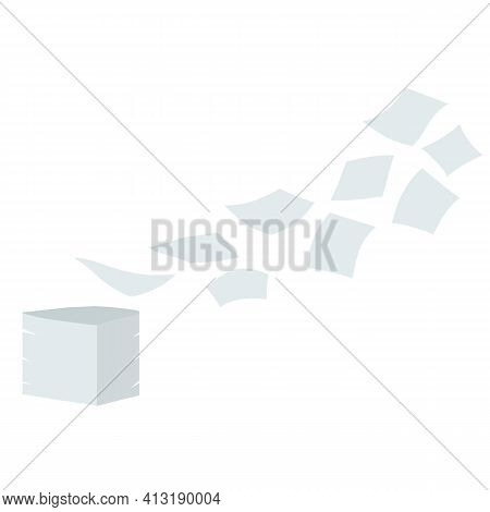 Paper Files Fall Down Vector & Photo (Free Trial) | Bigstock