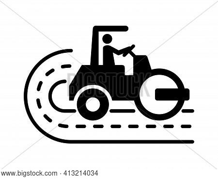 Paved Road Icon - Vector & Photo (Free Trial) | Bigstock