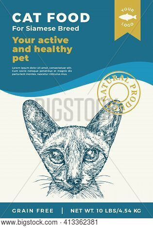 Cat Food Label Vector & Photo (Free Trial) | Bigstock