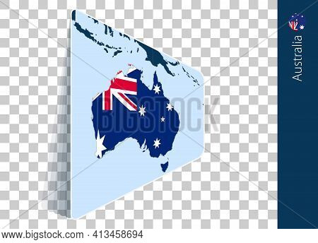 Australia Map Flag On Vector & Photo (Free Trial) | Bigstock